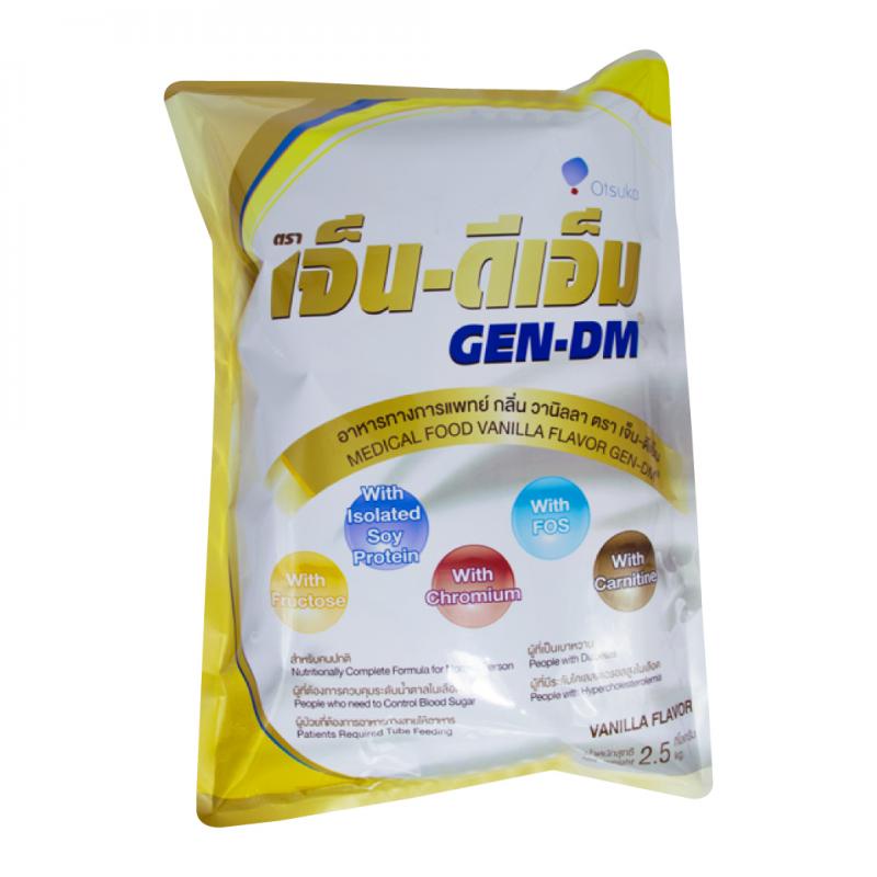 เจ็นดี-เอ็ม GEN-DM 400g. GEN-DM 2500g. กลิ่นวานิลลา นมเบาหวาน นมทาง ...