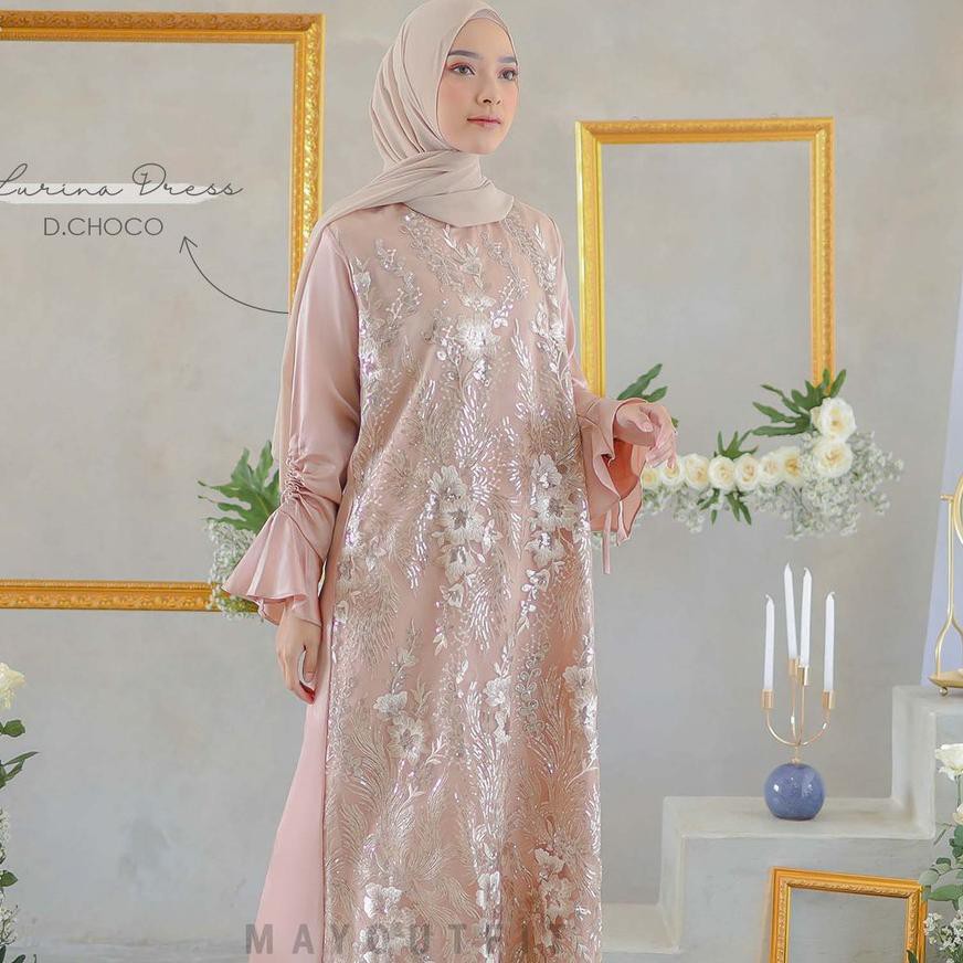 (_067) LURINA ชุดเดรส LURINA แฟชั่นสตรี - jefriwirmarket.th - ThaiPick