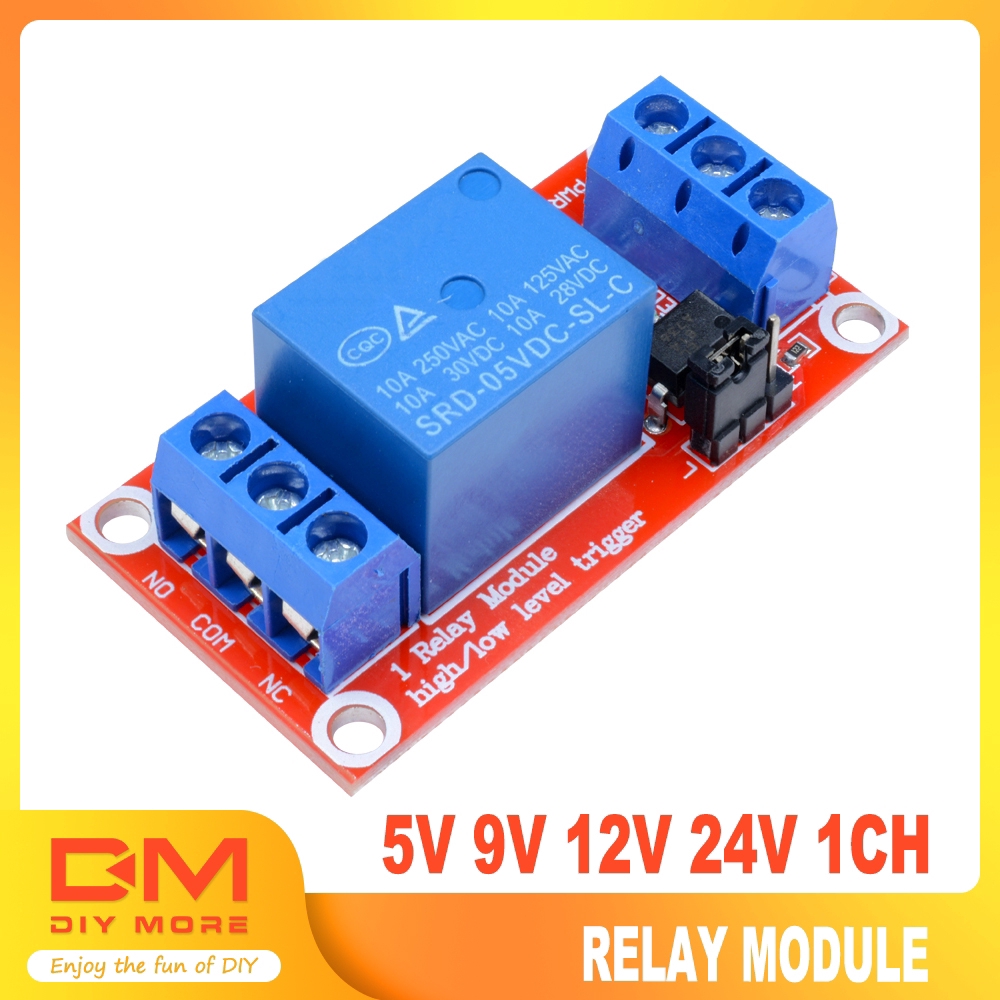 modul relay dc 5v 9v 12v 24 v optocoupler 1 channel 1ch อุปกรณ์เสริม ...