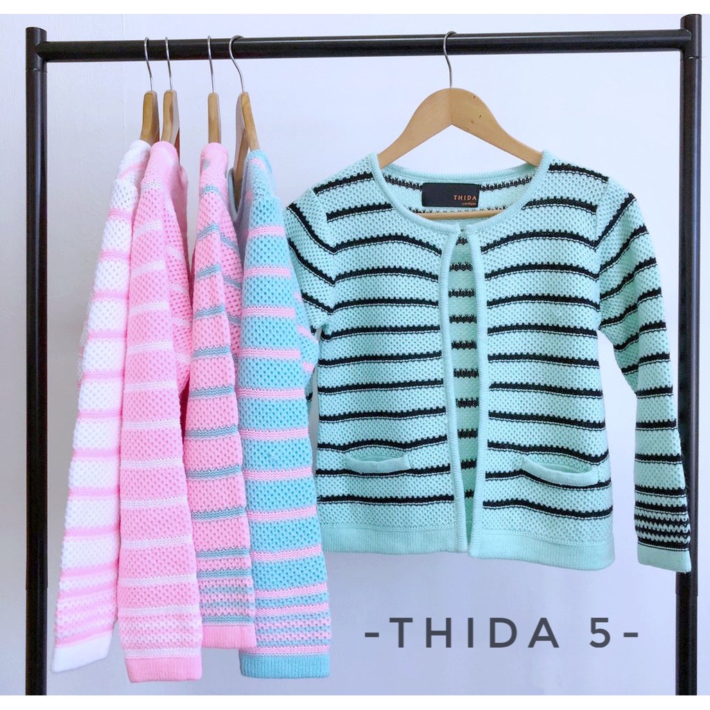 THIDA 5 cardigan multi colours | Shopee Thailand