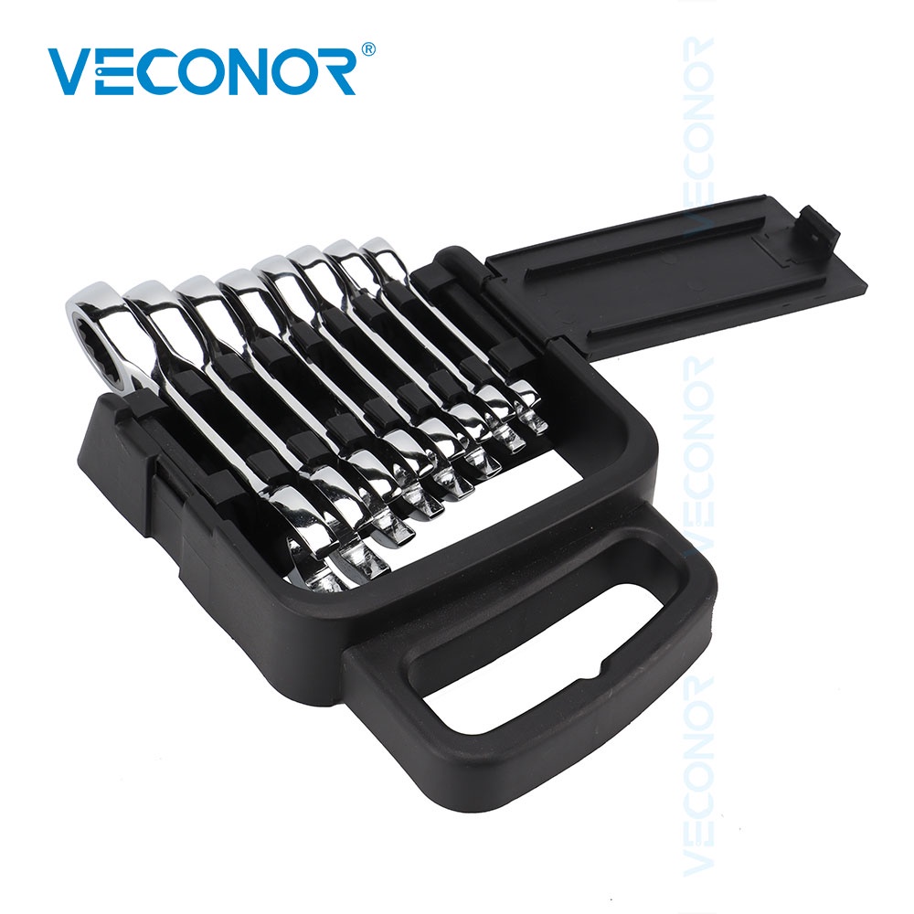 ของแท้ 100 8Pcs Mini Ratchet Wrench Tools Set Ultra-short Keys of ...