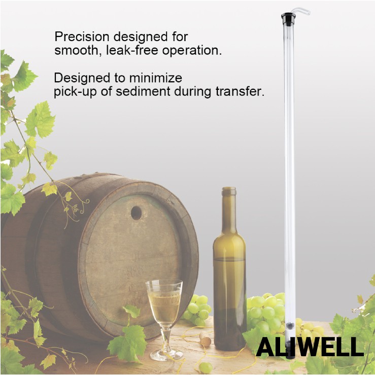 Aliwell 64cm Auto Siphon Racking Cane for Beer Wine Bucket Carboy ...