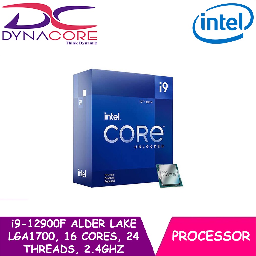Intel Core i9-12900F Alder Lake CPU/Processor LGA1700, 16 Cores, 24 ...