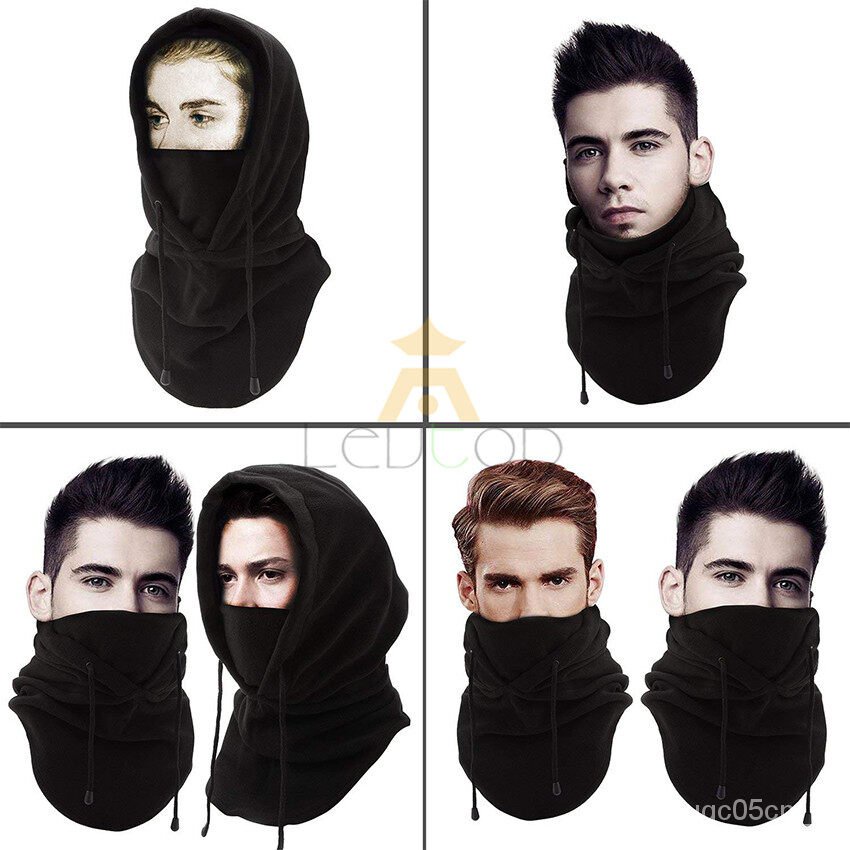 LEVTOP Outdoor Balaclava Full Face Sports Cover (black) Sport Cover ...