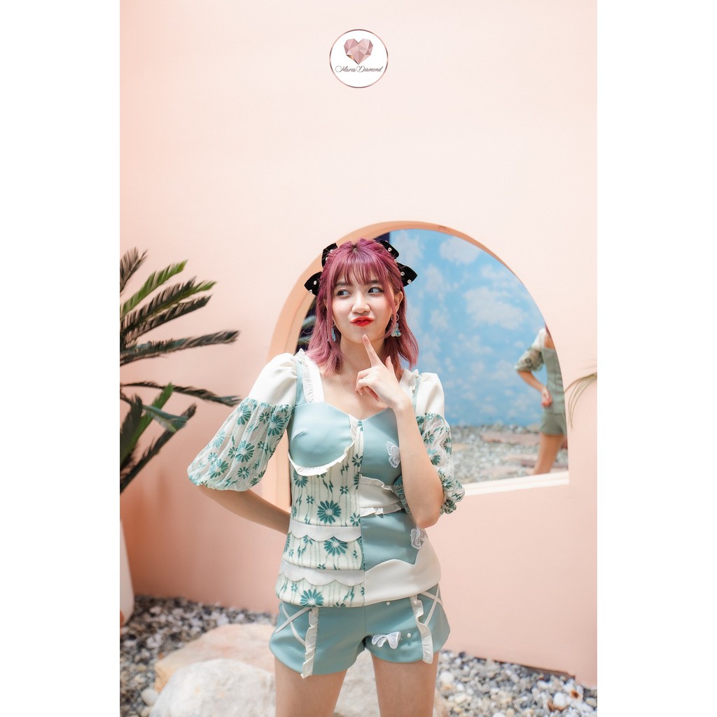 Maria Diamond Brand การันตีเสื้อผ้าแบรนด์แท้Set เซ็ทเสื้อกางเกงขาสั้น ...
