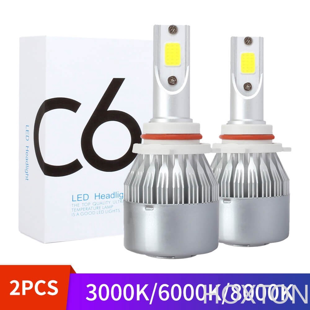 Ready StockOriginal C6 LED H4 H7 H11 COB ไฟหน้ารถหลอดไฟ H1 H13 H3 9005 9006 9012 9003 HB2 HB3 ...