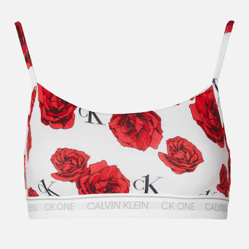 ชุดชั้นใน Calvin Klein รุ่น CK One Unlined Bralette ลาย Rose - brand ...