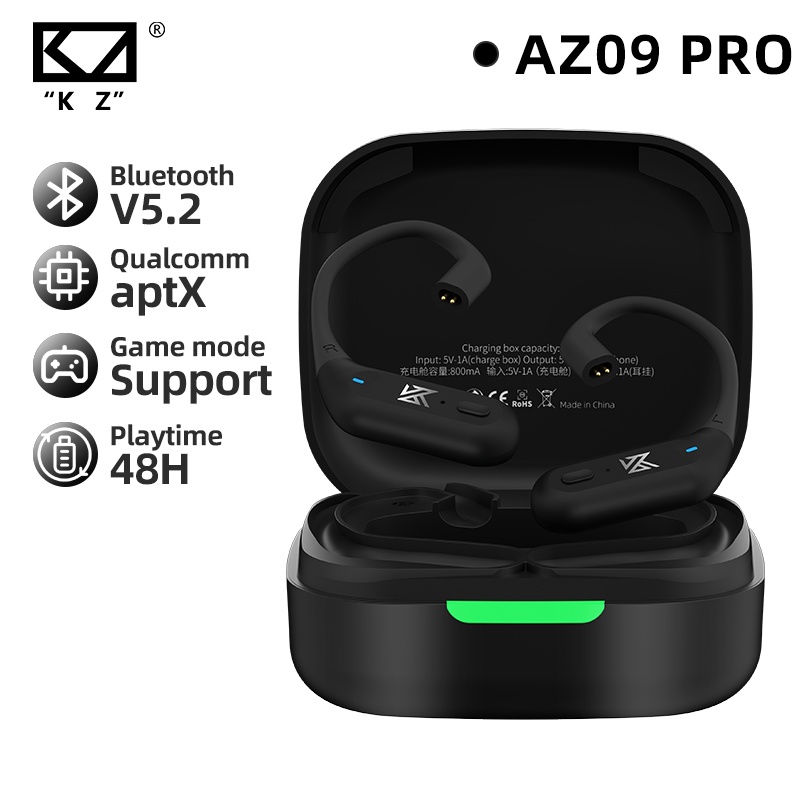 KZ AZ09 Pro Upgrade Wireless Headphones Bluetooth-compatible 5.2 Cable Wireless Ear Hook BC PIN ...