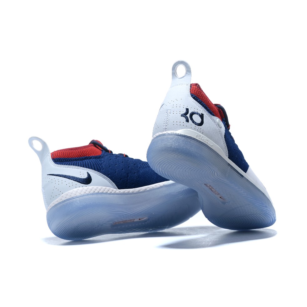 Authentic NIKE ZOOM KD11 EP Basketball shoes Men's Blue/Red ...