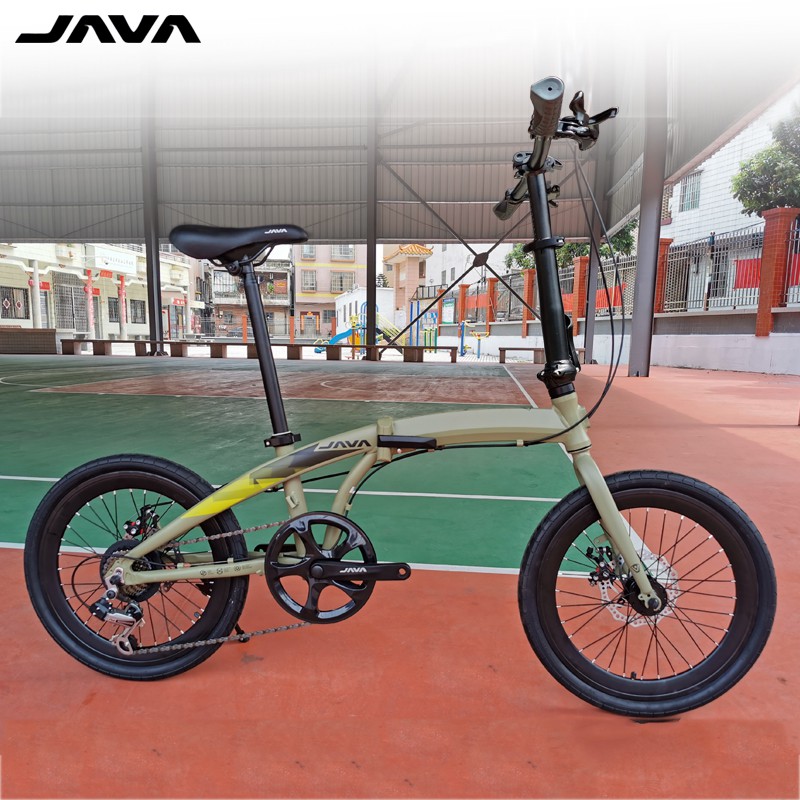 NEW JAVA ZELO Folding Bicycle 20-inch 7-Speed Shimano TX30 Aluminum Alloy Dual-disc Bicycles For ...