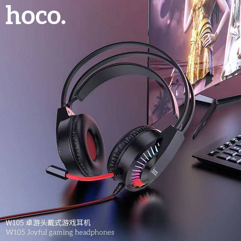 HOCO. W105 หูฟังสำหรับ Gaming Headphone สวมใส่ มือถือ หรือ PC ได้ ...