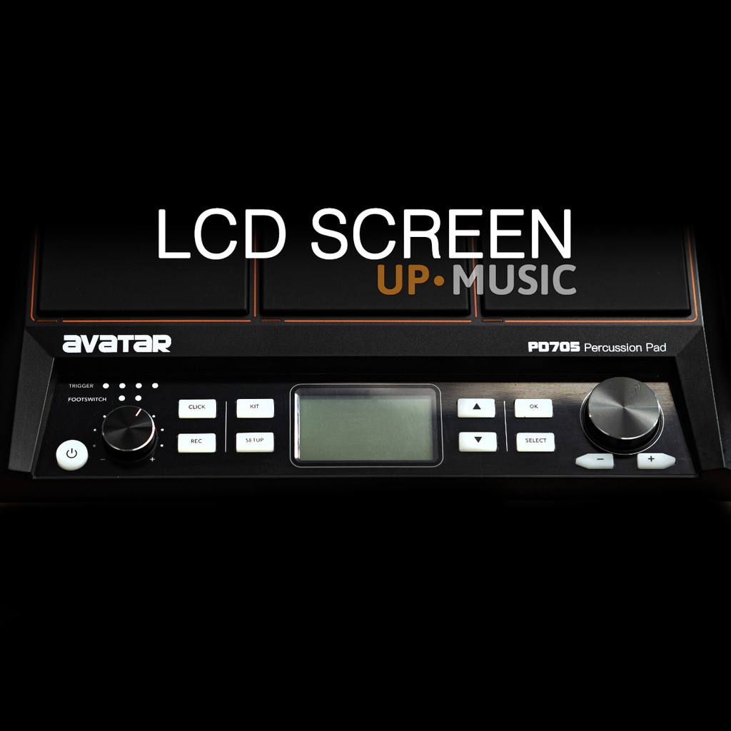 Avatar PD705 กลองไฟฟ้าขนาดพกพา มีทั้งเสียงกลองและเพอร์คัสชั่น ...