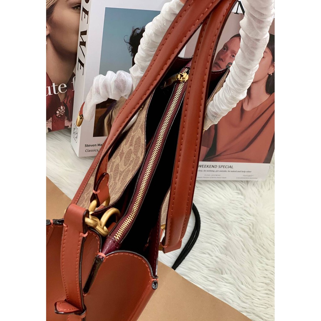 กระเป๋าหิ้วและสะพายข้างได้ COACH TYLER CARRYALL BAG ((C3460C3889 ...