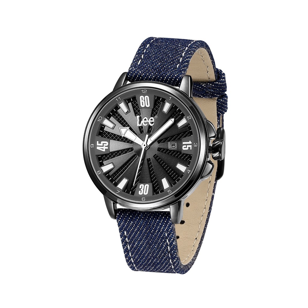 Lee นาฬิกาข้อมือ Metropolitan LEF-F163ABV2-1S แบรนด์แท้ USA สายหนังหุ้ม ...