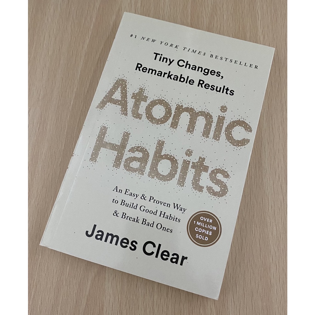 หนังสือภาษาอังกฤษ Atomic Habits สินค้าพร้อมส่ง Shopee Thailand