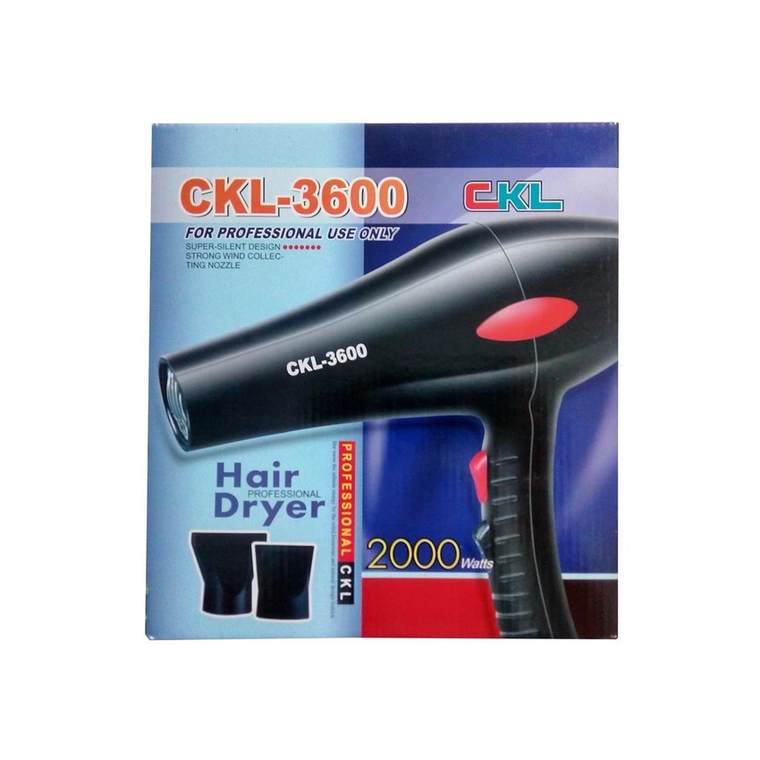 ไดร์เป่าผม ไดร์เป่าผมไฟฟ้า CKL 2000 วัตต์ รุ่น CKL- 3600 เครื่องเป่าผม ไดร์เป่าผม - 2526teekung ...