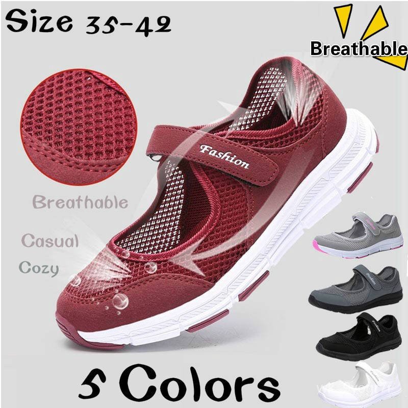 LBoM YOGO Summer Women Casual Sneakers Mesh Breathable Shoes Sport ...
