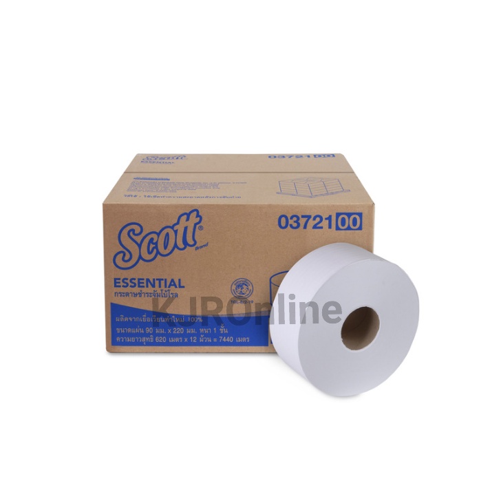 03721 กระดาษชำระม้วนใหญ่ SCOTT ESSENTIAL Jumbo Roll Tissue - kjr_online - ThaiPick