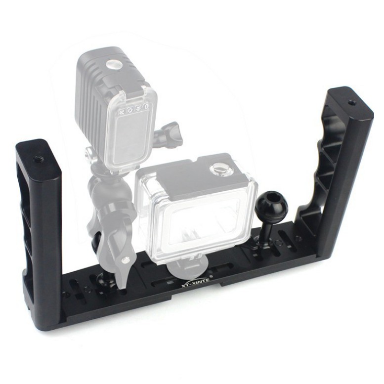 ราคาแบ่งกันใช้ มือจับ ดำน้ำ gopro action cam Handle Grip Stabilizer Rig ...