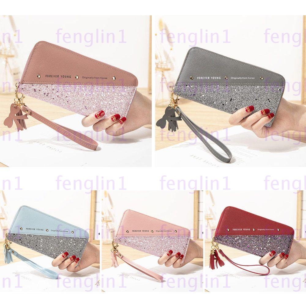 Fengling กระเป๋าสตางค์ ใบยาว ทรงคลัทช์ ใส่บัตร โทรศัพท์ได้ สําหรับ ...