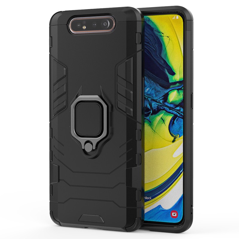 เคส Samsung Galaxy A80 พลาสติกแบบแข็ง Armor Shockproof Phone Case Back ...