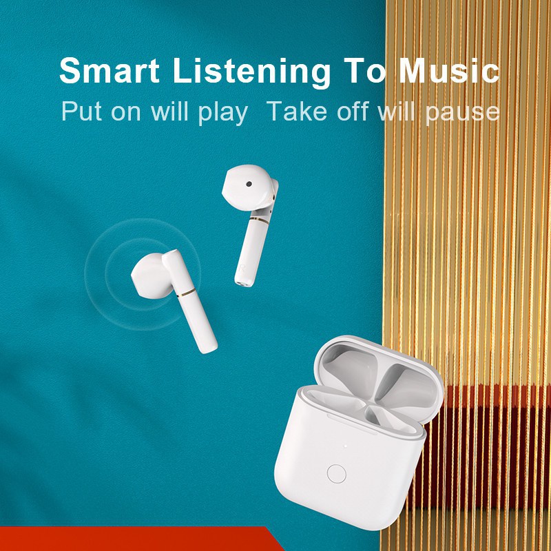 ชุดหูฟังบลูทูธสำหรับเล่นเกม Asaki หูฟังคอมพิวเตอร์ครอบหู หูฟังไร้สาย Xiaomi QCY T8 เชื่อมต่อ ...