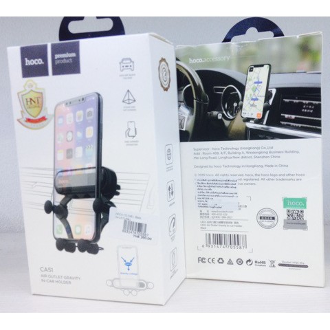 ที่วางมือถือในรถ แบบเสียบช่องแอร์ Hoco CA51 | Shopee Thailand