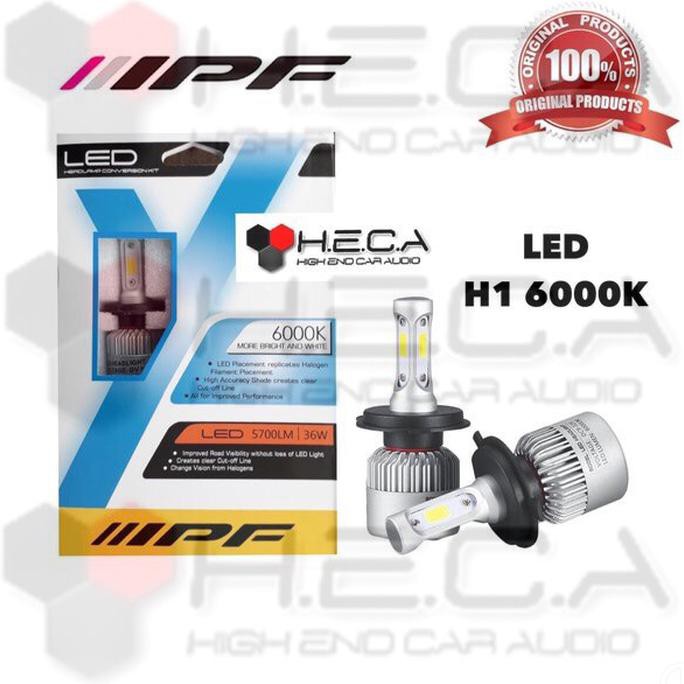 หลอดไฟ LED IPF H1 6000K สําหรับติดรถยนต์ 4 - classictoko.th - ThaiPick