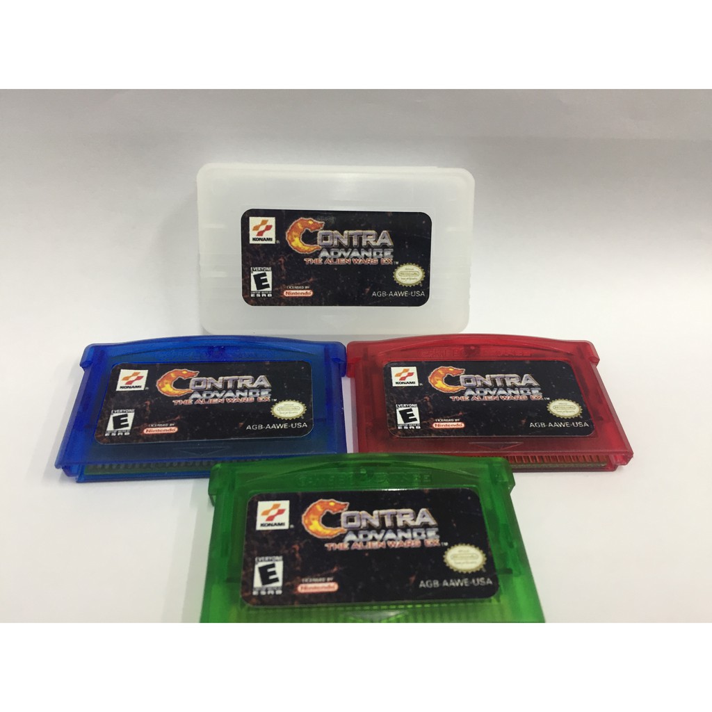 ตลับ GBA Contra Advance - The Alien Wars EX (USA) - wiwatchai2517 ...