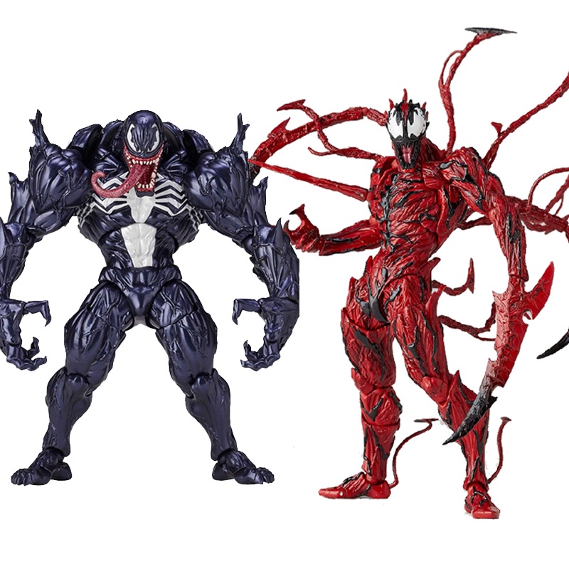 Amazing Yamaguchi Revoltech Carnage Action Figure Venom Figurine ...