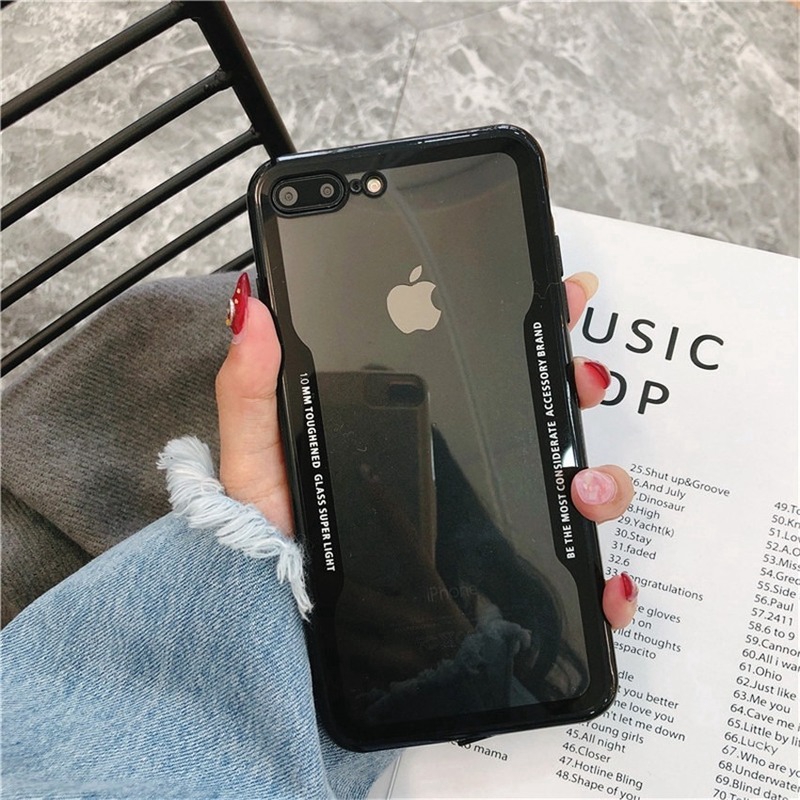 Simple Case Iphone X XR XSMax 6S 7 6plus 7plus 8plus Acrylic Imitation ...