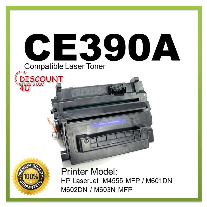 Discount4U ตลับหมึกเลเซอร์ Toner HP CE390A HP Laser Toner M601/M602 ...