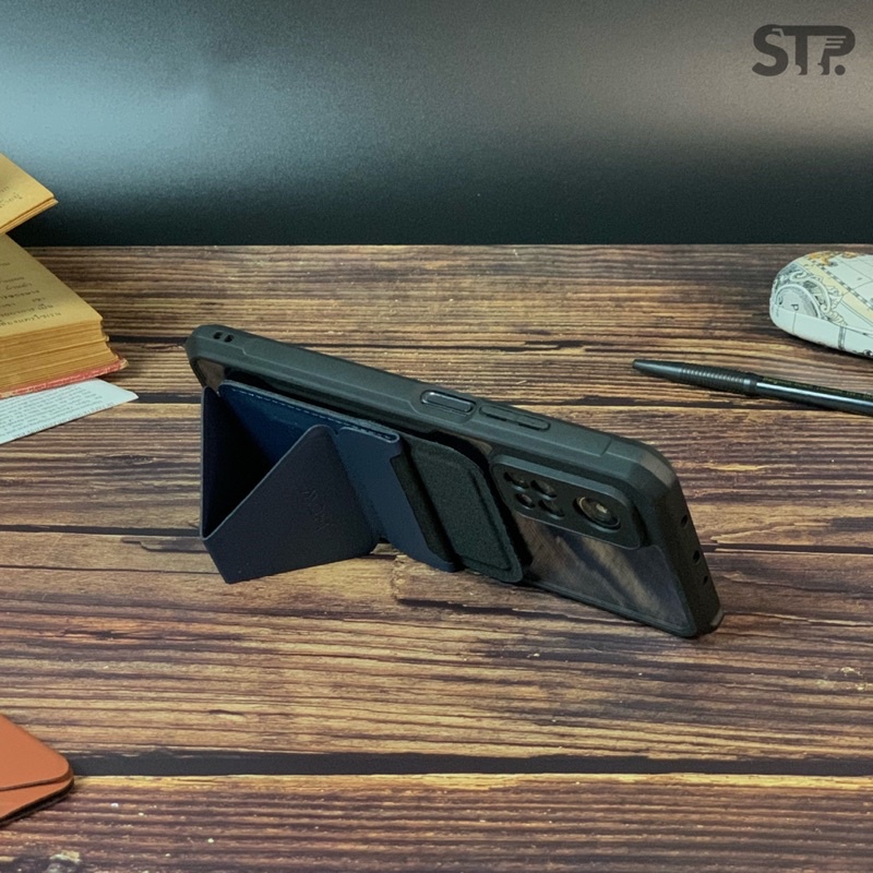 ใช้ได้ทุกรุ่น MOFT SNAP-ON SNAP STICKER ขาตั้งมือถือระบบแม่เหล็ก พับเก็บได้ ด้านหลังใส่บัตรได้ ...