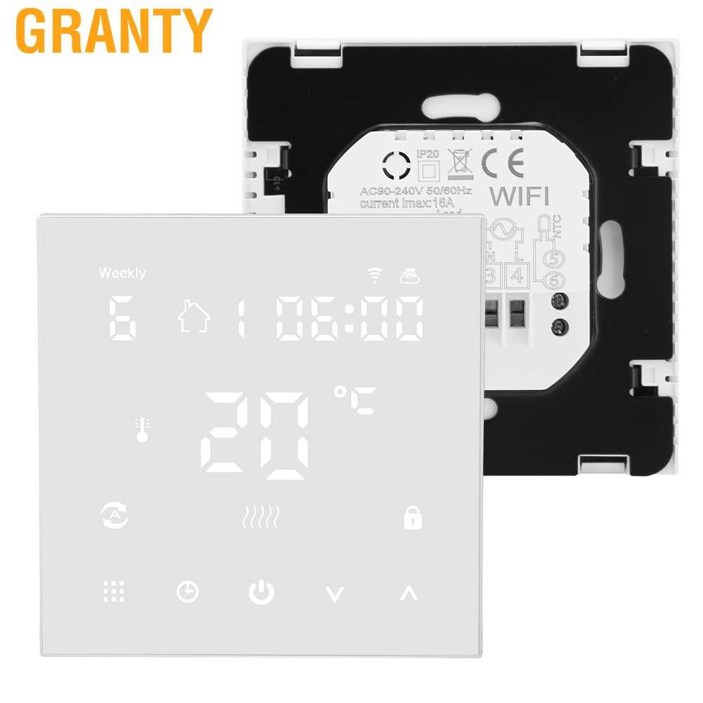 Granty 16A ดิจิตอลเทอร์โมสแตทควบคุมอุณหภูมิ Wifi สําหรับโทรศัพท์มือถือ ...