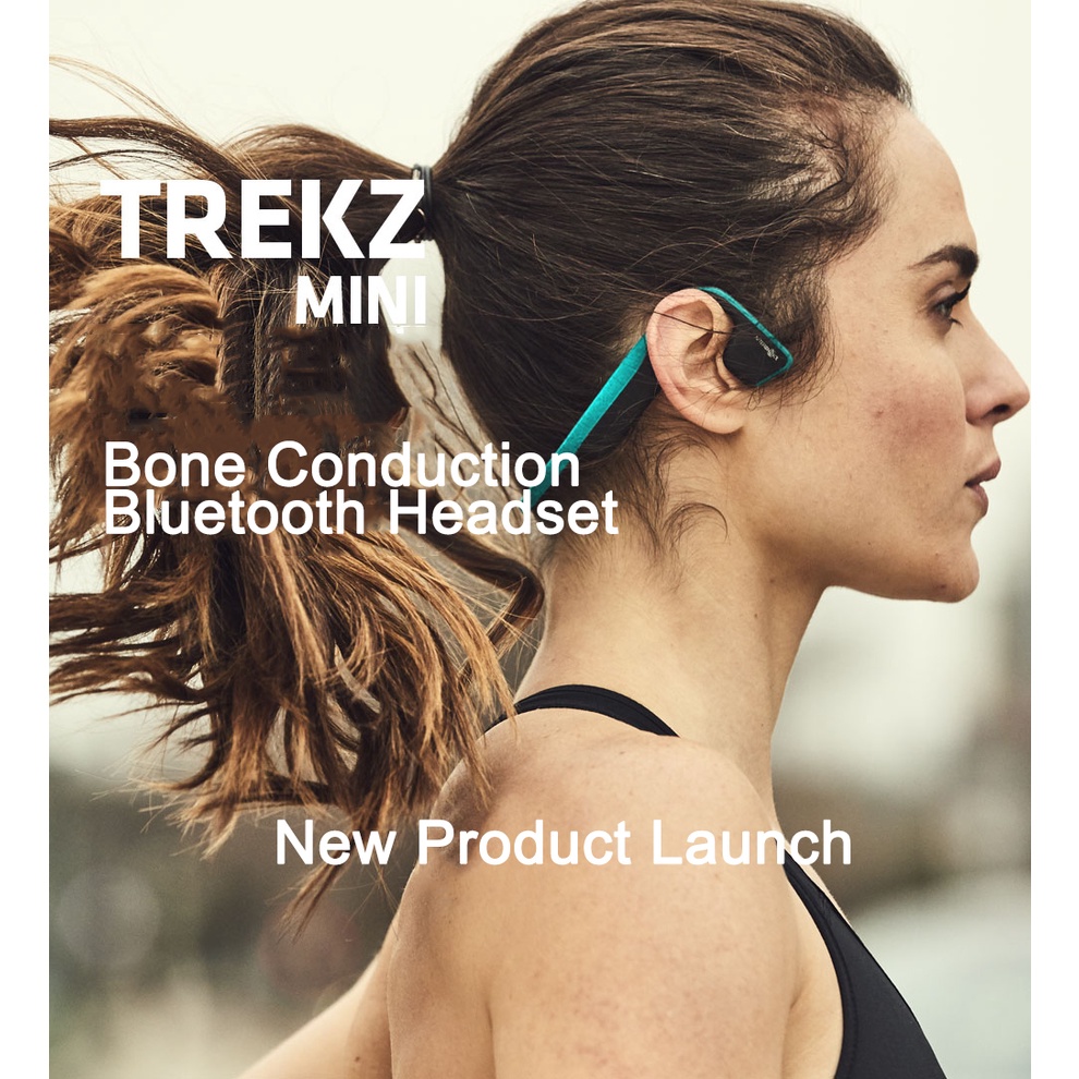 AS600 trekz Titanium Bone Conduction Bluetooth Headset Sports Wireless ...