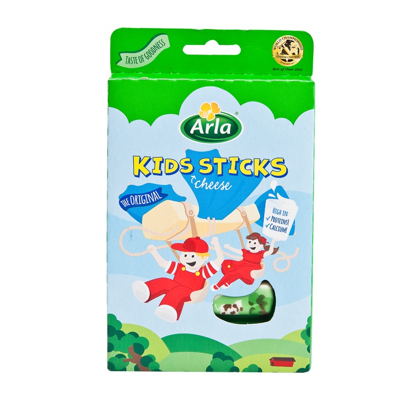 ชีสเด็ก Arla Kids Sticks ชีสแท่ง ชีสสำหรับเด็ก ชีสสติ๊ก ชีสเขียว เพิ่ม ...