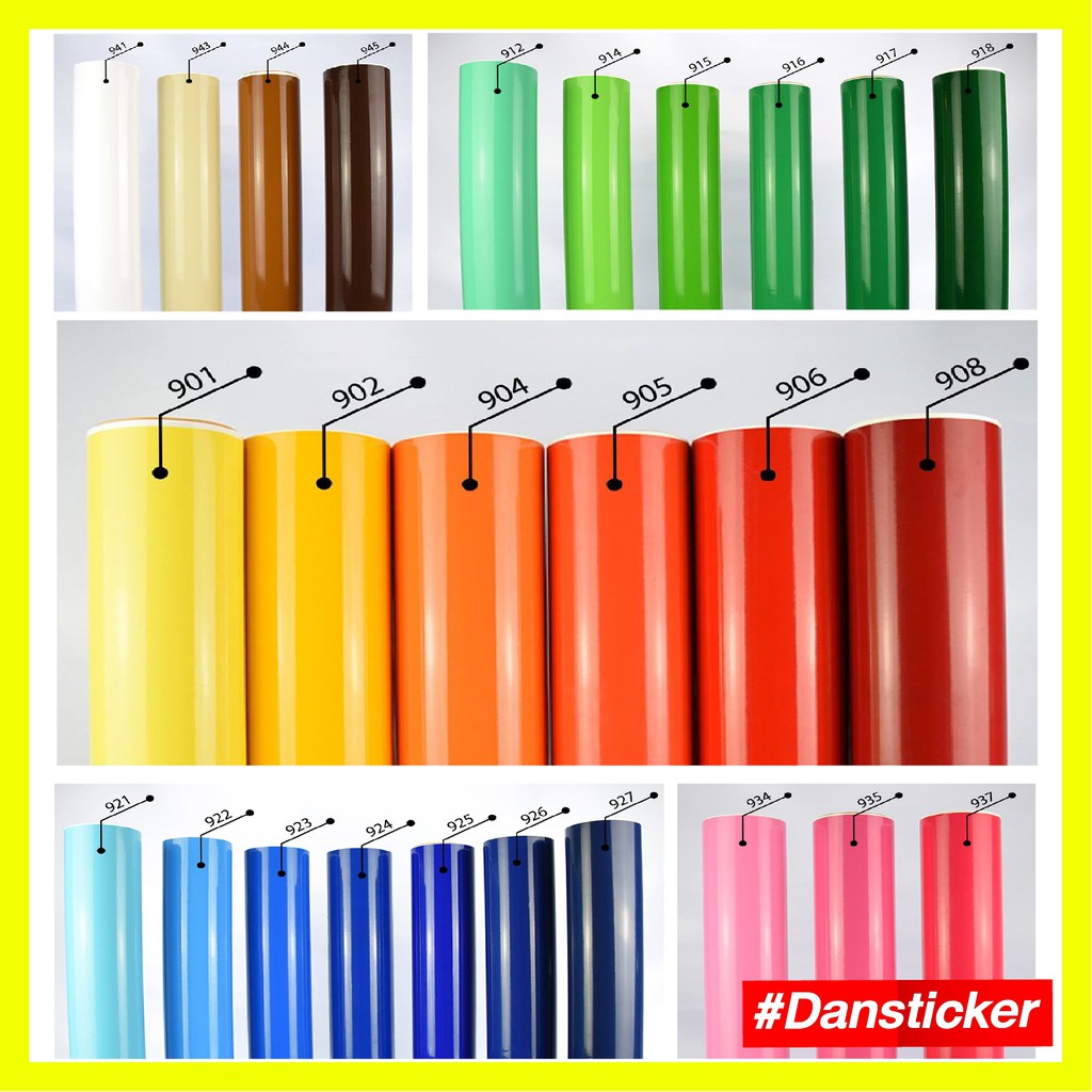 STK023-สติกเกอร์ พีวีซี sticker PVC Kodak ฟู่ซุ่น แบ่งขาย หรือ ยกม้วน ...