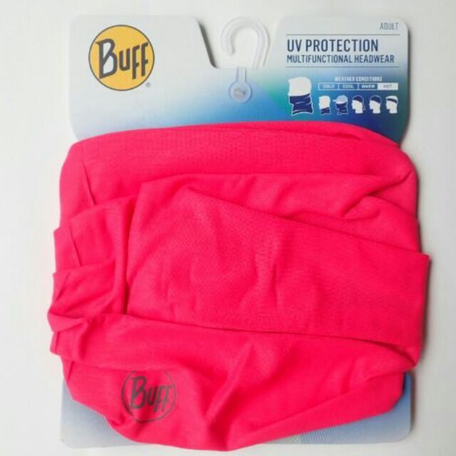 ส่งฟรี!! พร้อมส่ง แท้100% Buff ® UV Protection Solid Wild Pink One Size ...