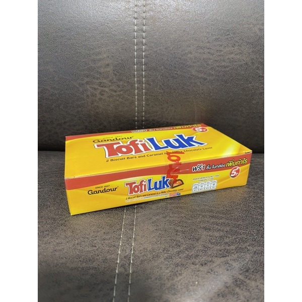 โทฟี่ลัค ( Tofiluk ) บิสกิตเคลือบคาราเมล Gandour แถมฟรี 1 ชิ้น ...