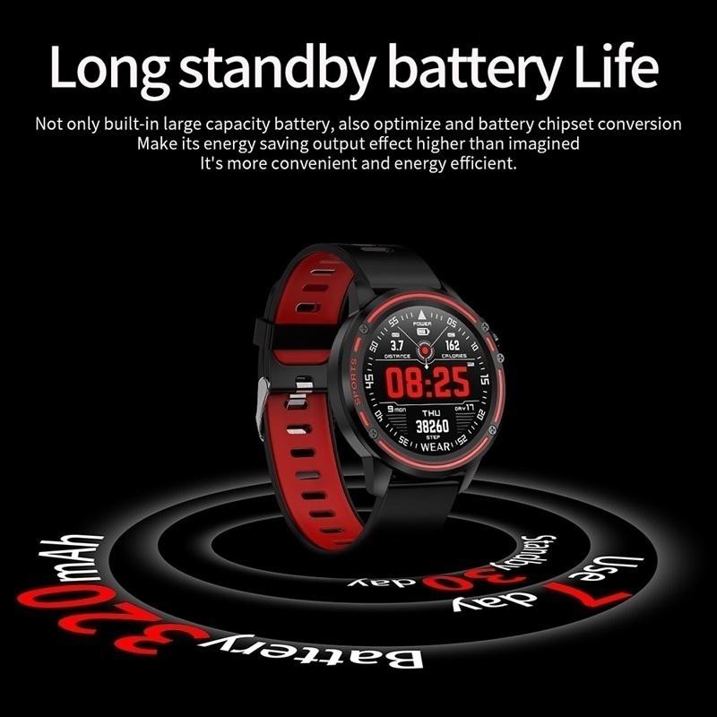 smartwatch รุ่น L8 หน้าจอสี OLED จอ Full Screen กดทัชสกรีนได้ทั้งหน้าจอ ...