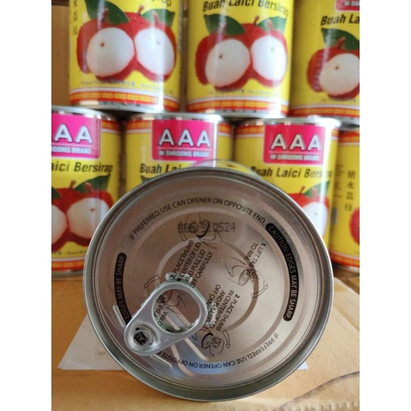 ลิ้นจี่ตราAAA มีฮาลาล น้ำหนักสุทธิ 565 กรัม Lychee-in-Syrup - minemint ...