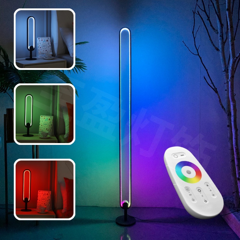 Home Decorations Night Light Rgb Standing Lamps for Living Room Bedroom ...