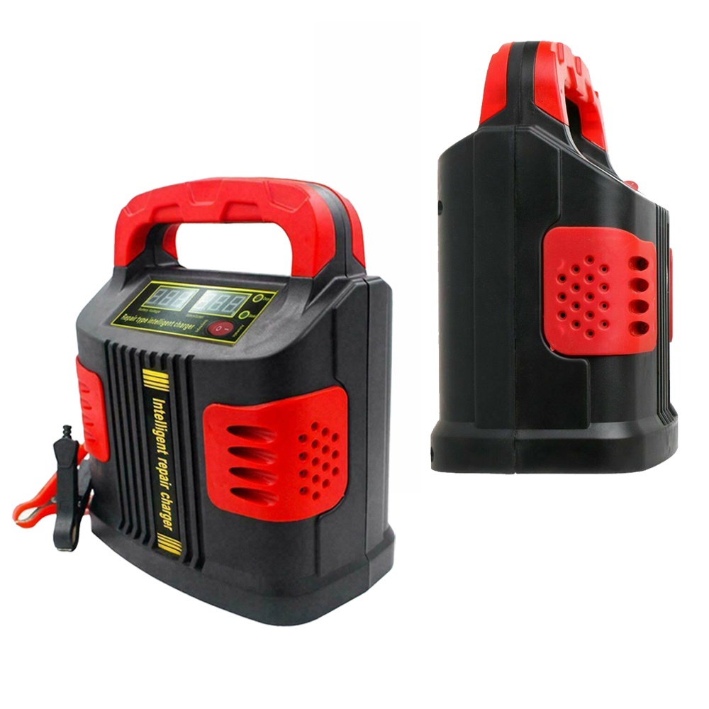 350W 14A Heavy Duty Smart Car Battery Charger Pulse Repair 12V24V 3 ...
