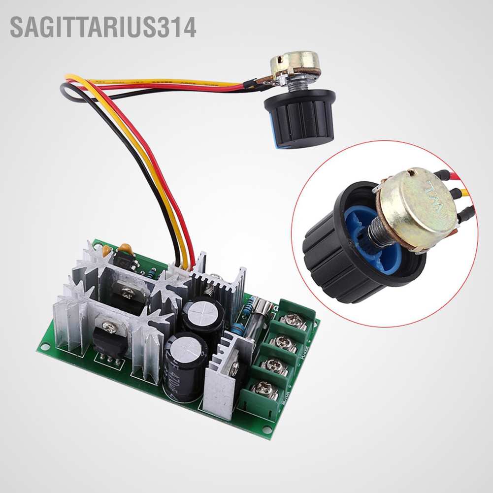 Sagittarius314 20A DC10-60V PWM Motor Speed Regulator Controller Switch High Power Driver Module ...