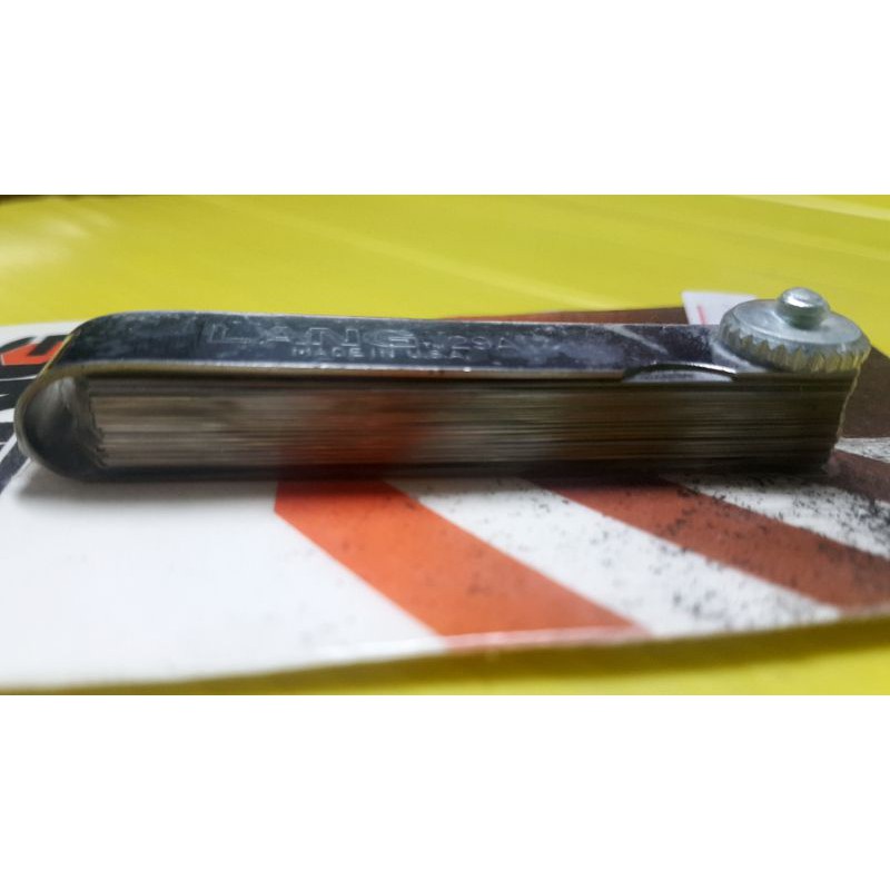 LANG ฟิลเลอร์เกจ 29 A ผลิตจากอเมริกา 26 ใบชุด Metric .038-.279 INCH ...