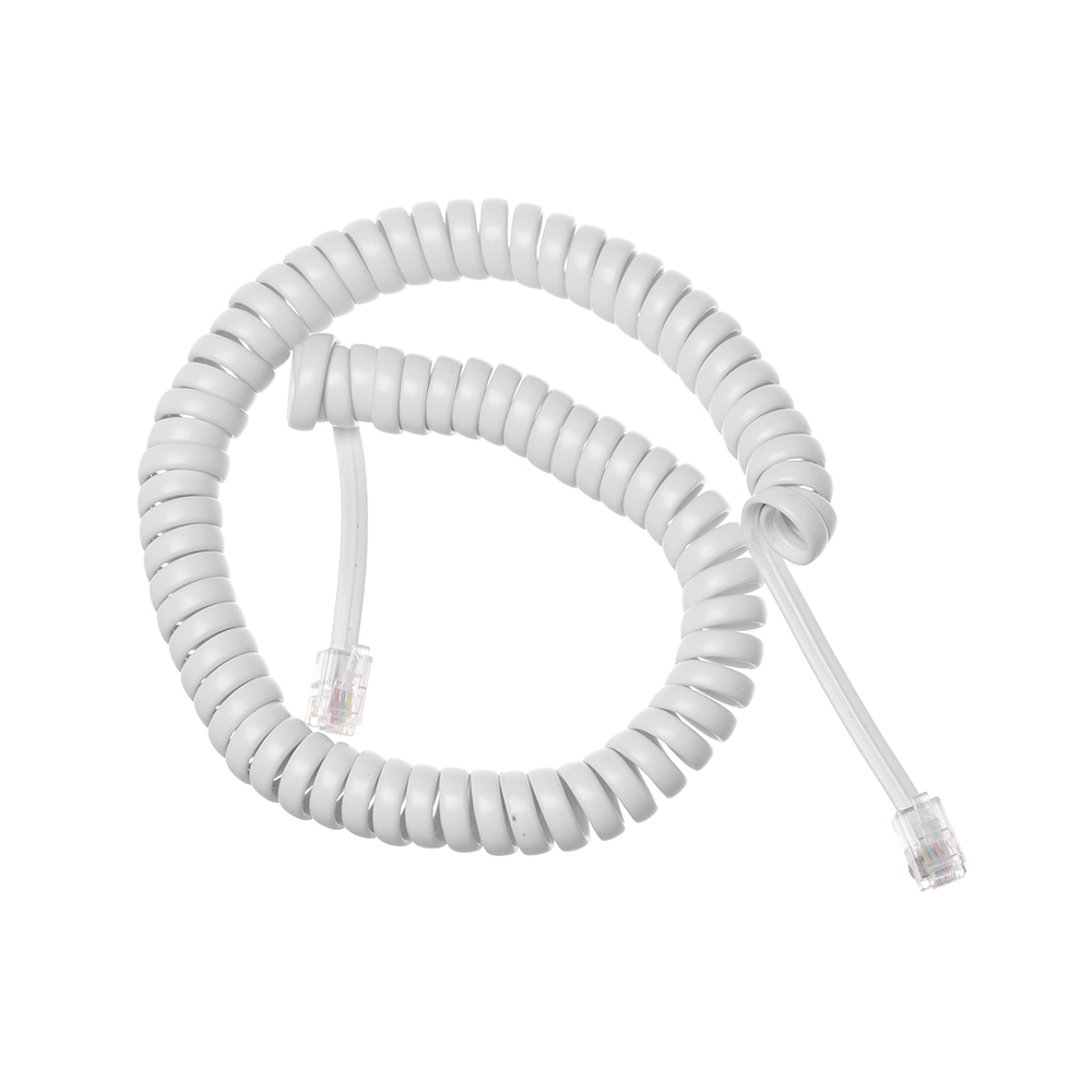 Jane White Coiled Spiral Cable Copper Phone Cord - janegoods.th - ThaiPick