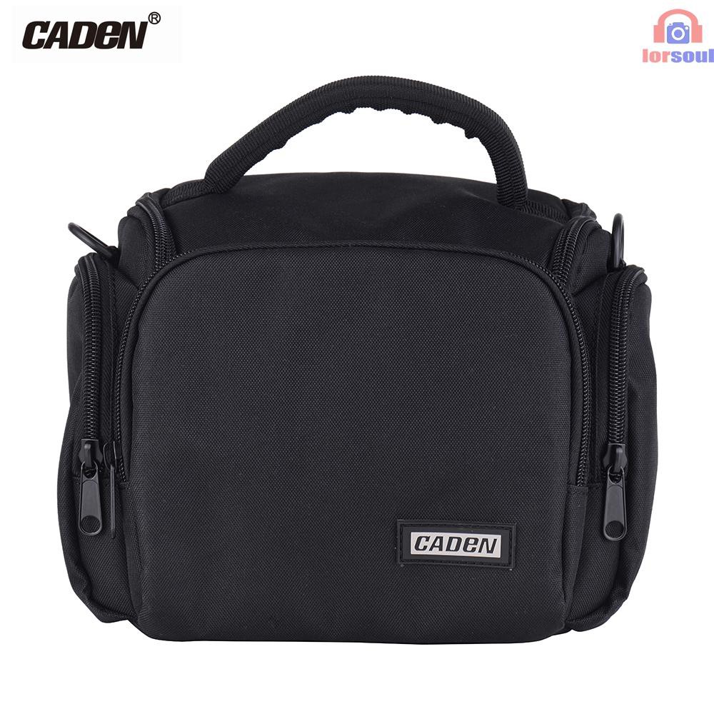 CADEN Padded Camera Bag Zippered Design Shockproof Black for Nikon ...