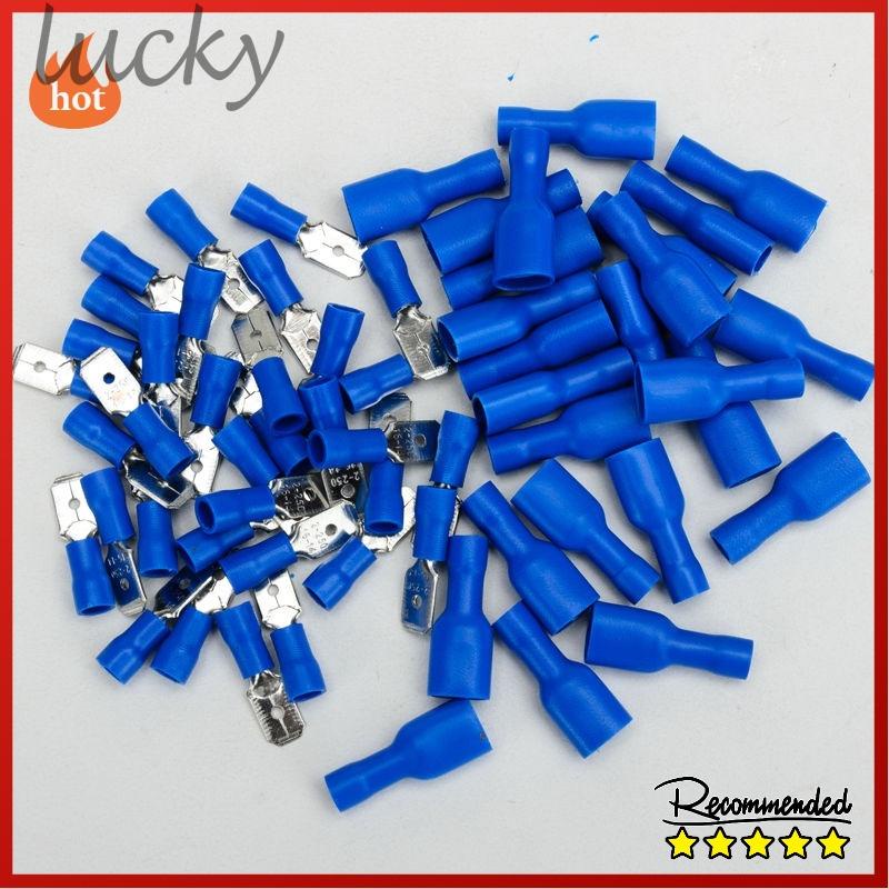 Cable New Spade Male Shoes Wire Pairs Insulated Connectors Crimp ...
