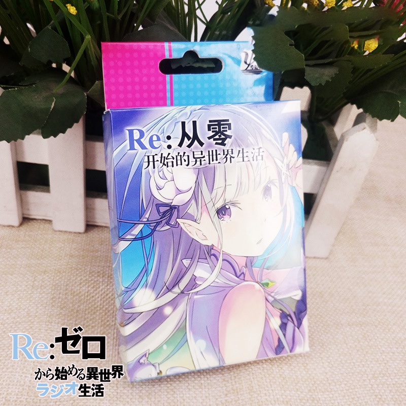 54cs Relife In A Different World From Zero laying Cards oker Rem Ram ...