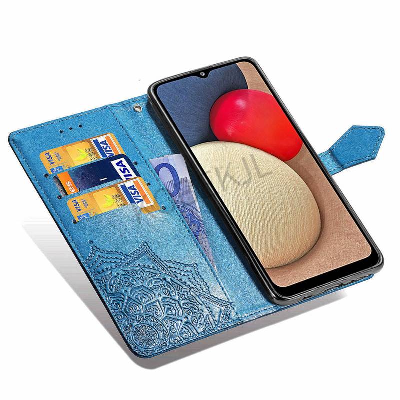 เคสโทรศัพท์หนัง Pu แบบพับได้สําหรับ Samsung Galaxy A02S Sm-A025F ...